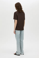 Athea Monogram Tee in Espresso Brown - CAMILLA AND MARC® C&M