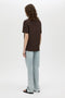Athea Monogram Tee in Espresso Brown - CAMILLA AND MARC® C&M