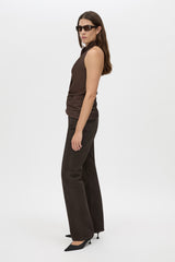 Elowyn Halter Top in Espresso Brown - CAMILLA AND MARC® C&M