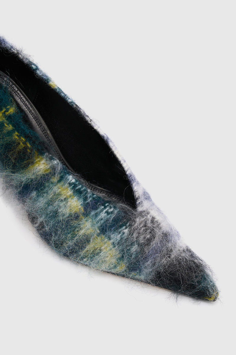 Rhys Checked Pump in Check - CAMILLA AND MARC® C&M