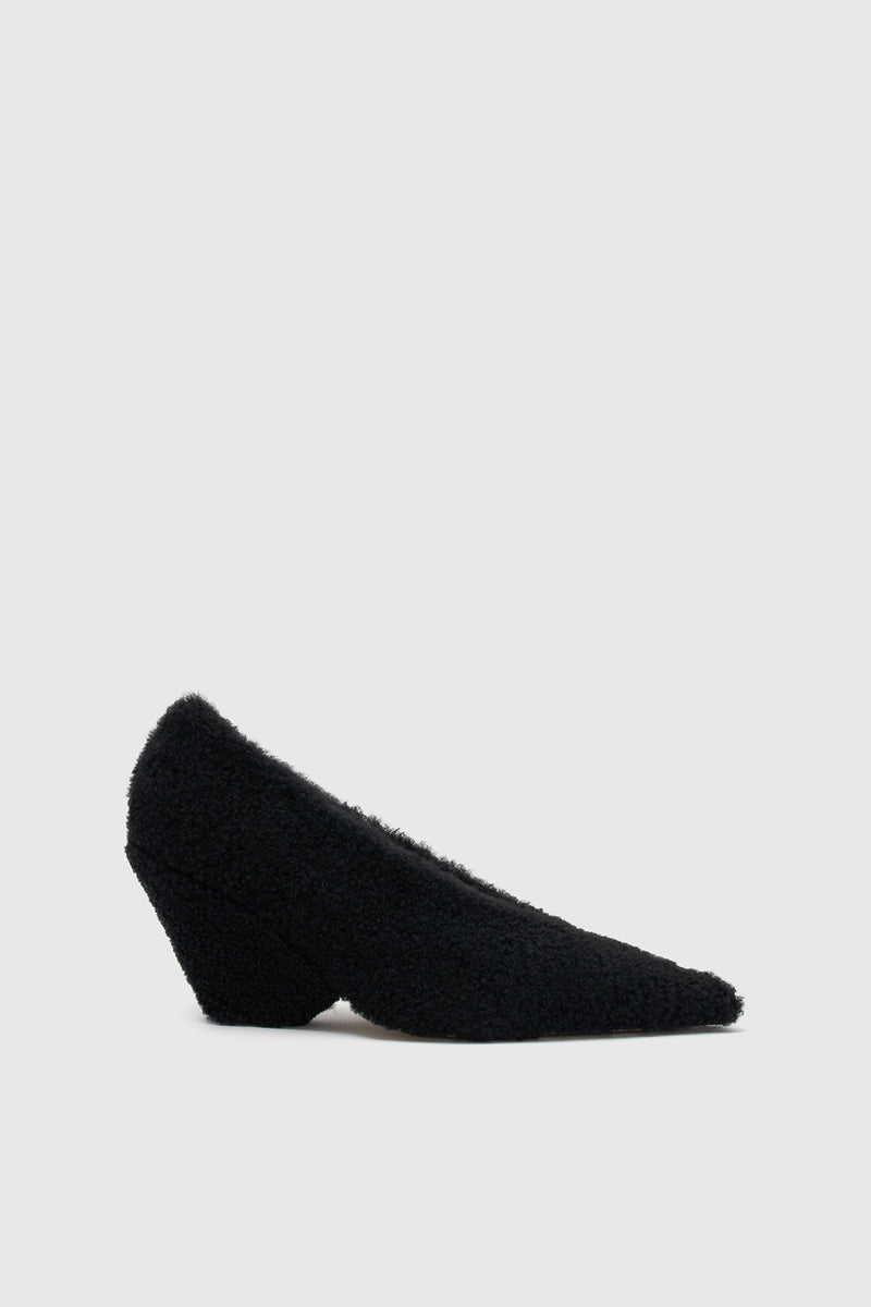 Rhys Shearling Pump in Black - CAMILLA AND MARC® C&M